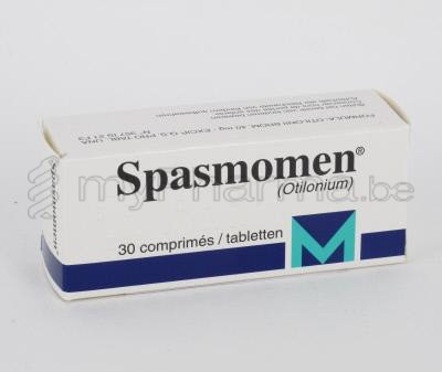 : Home > Zoek op actief bestanddeel - O - Otilonium - SPASMOMEN 40 MG ...