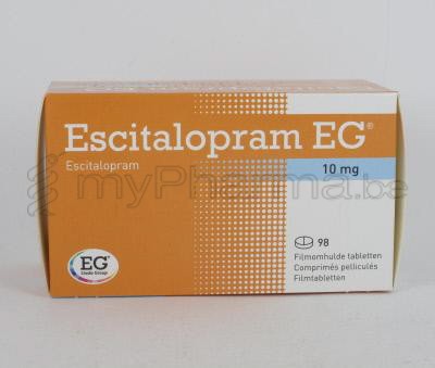 : Home > Zoek op actief bestanddeel - E - Escitalopram