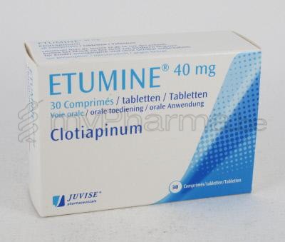 : Home > Zoek op actief bestanddeel - C - Clotiapine - ETUMINE 40 MG 30 ...
