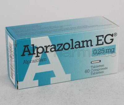 : Home > Zoek op actief bestanddeel - A - Alprazolam