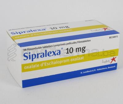 : Home > Zoek op actief bestanddeel - E - Escitalopram