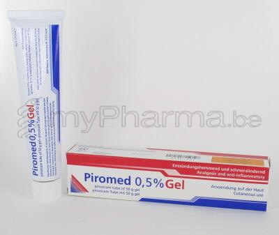 : Home > Zoek op actief bestanddeel - P - Piroxicam