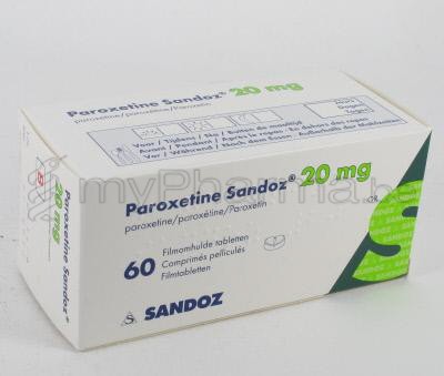 : Home > Zoek op actief bestanddeel - P - Paroxetine