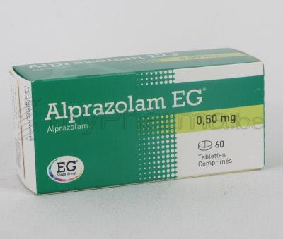 : Home > Zoek op actief bestanddeel - A - Alprazolam